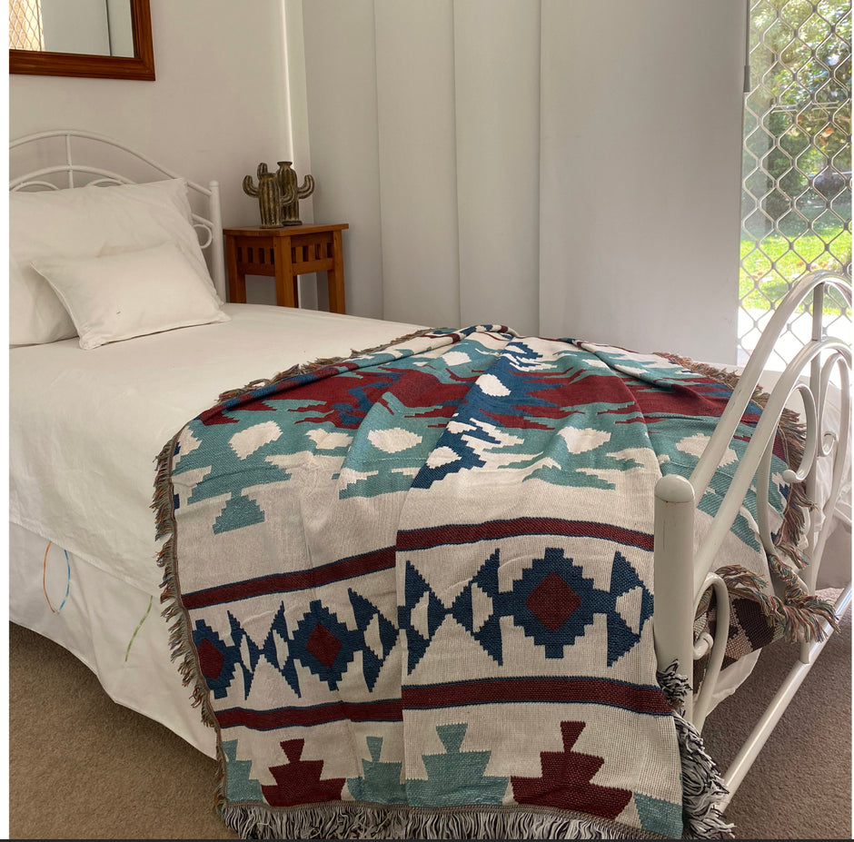 Boho Western Throw Rugs – Rawhide Western