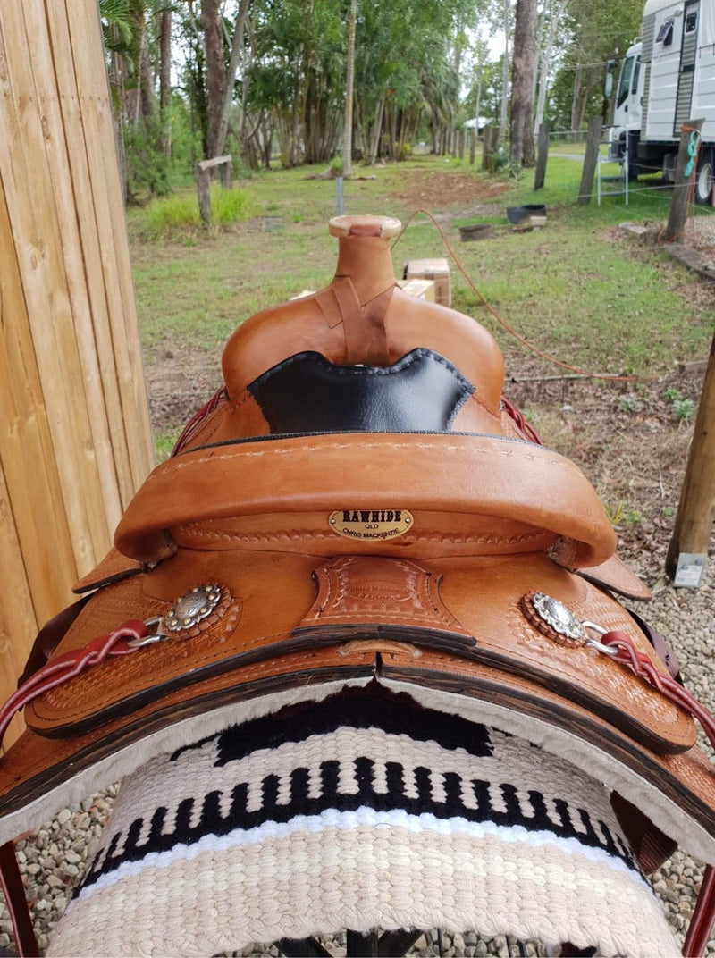Custom Made Team Roping Saddle